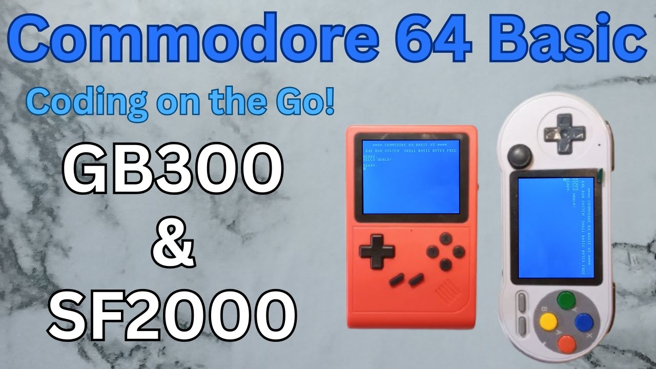 Coding On The Go C64 Basic On The Gb300 Sf2000 Youtube