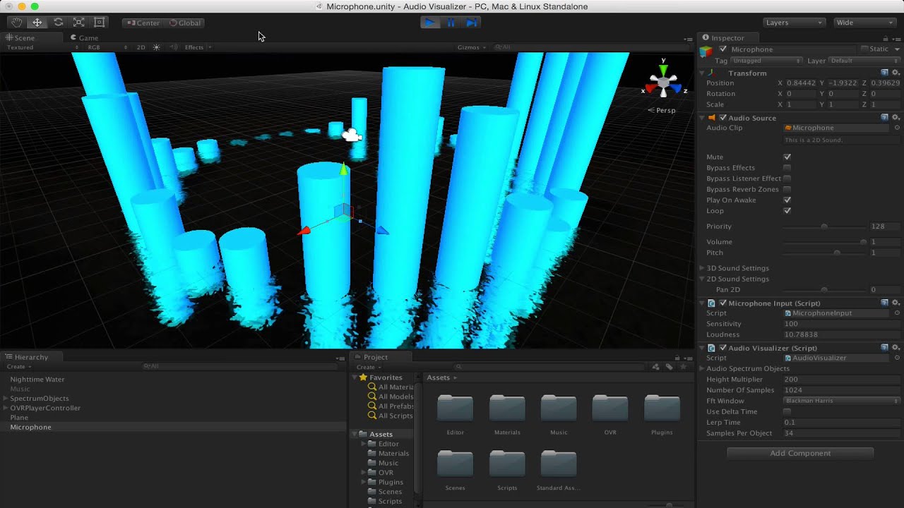 Audio Visualizer In Unity3d Youtube