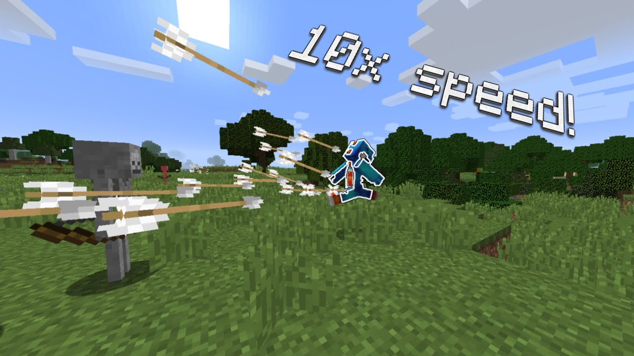 Minecraft But Every Minute My Speed Increases Youtube