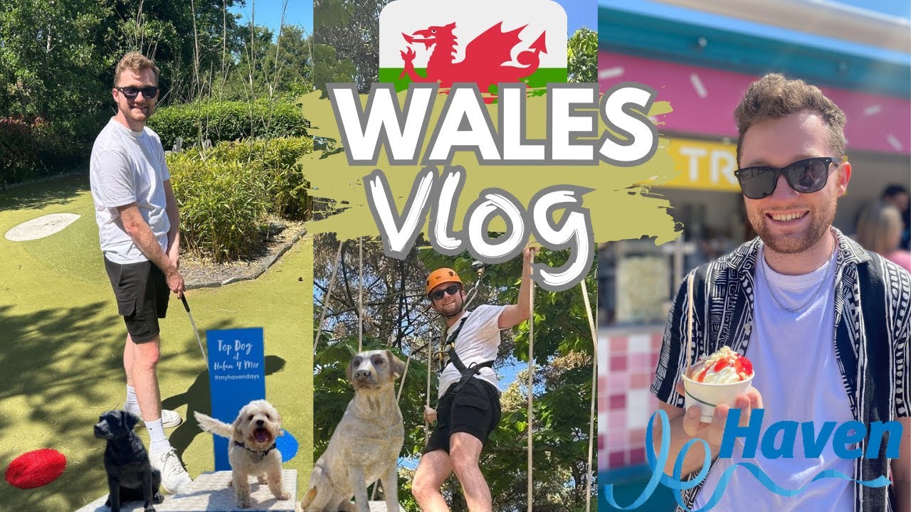 Wales Staycation Vlog Part 2 Haven Hafan Y Mor Holiday Park Beach