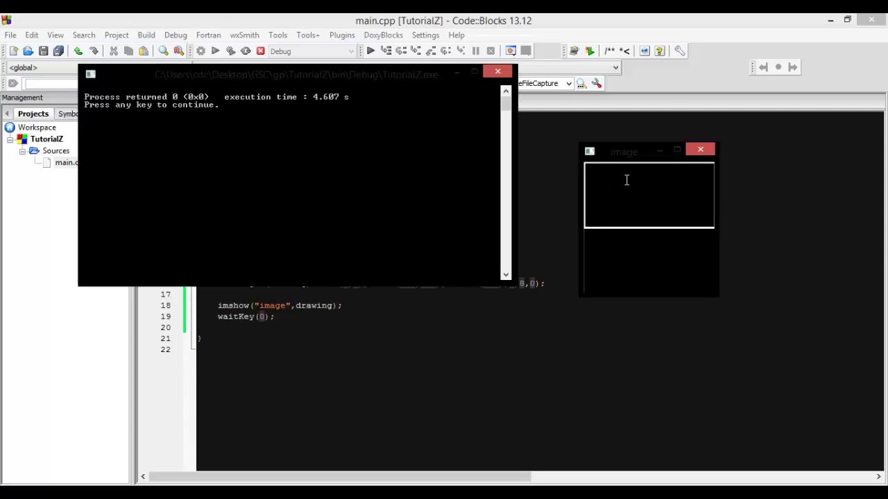 Lesson 9 Drawing A Rectangle Inside An Image Using Opencv And C