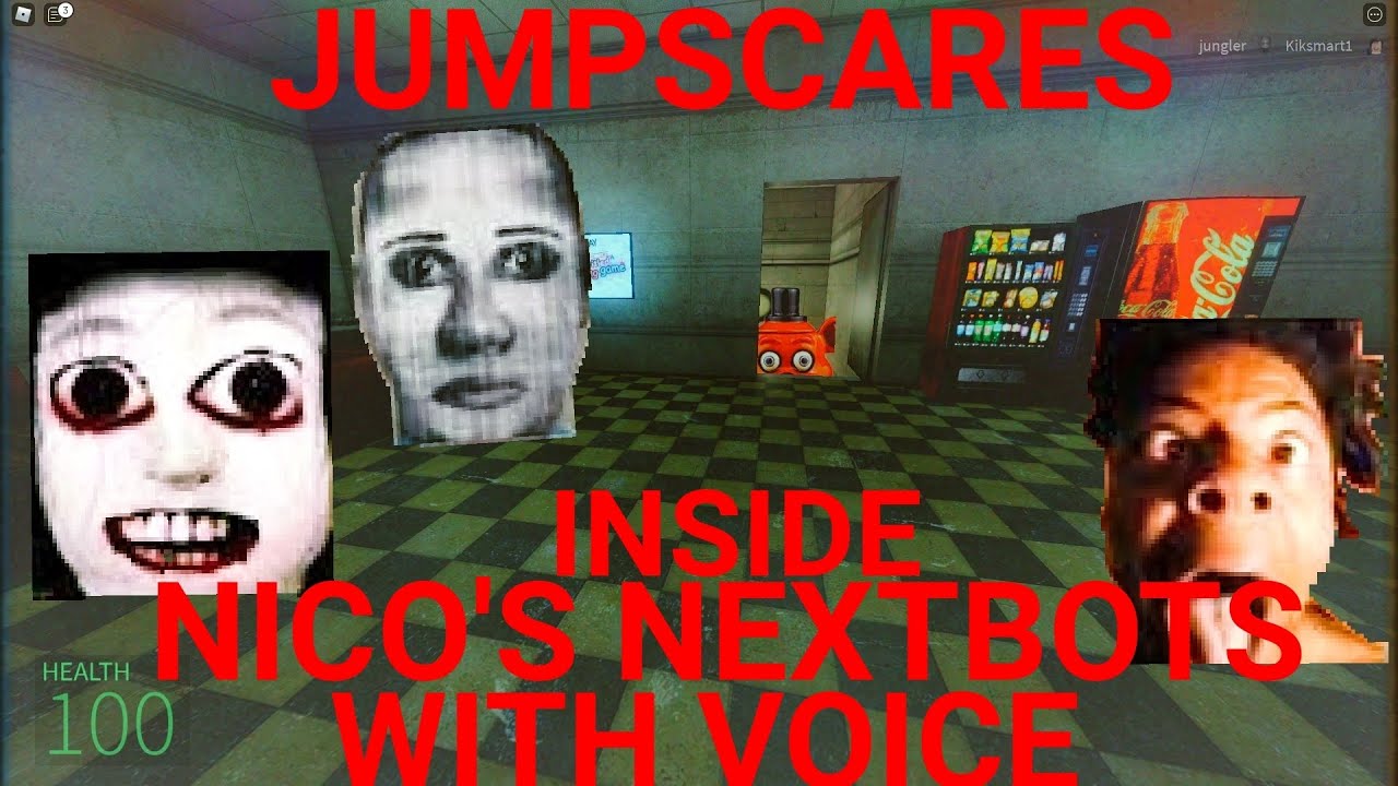 Jumpscares With Voice Nico S Nextbots Youtube
