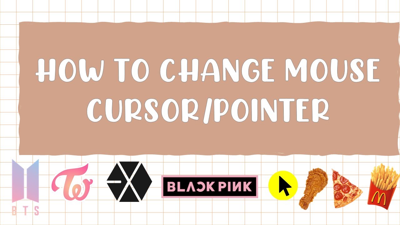 How To Change Mouse Cursor Or Pointer Into Kpop Lightstick And More
