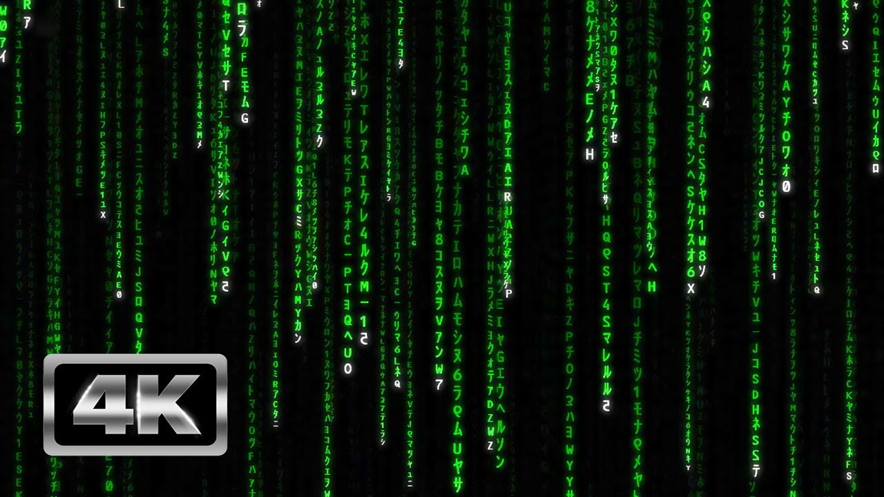 Matrix Code Rain 1 Hour Matrix Theme Tv Screensaver And Live