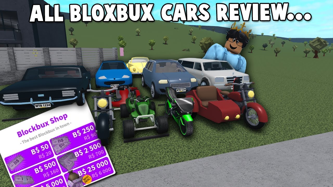 Buying And Reviewing All Bloxburg Bloxbux Cars Youtube