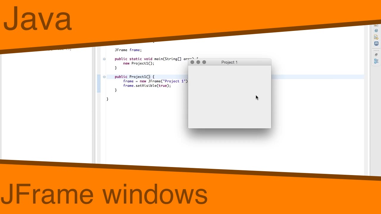 Java Ep18 Jframe Windows Youtube