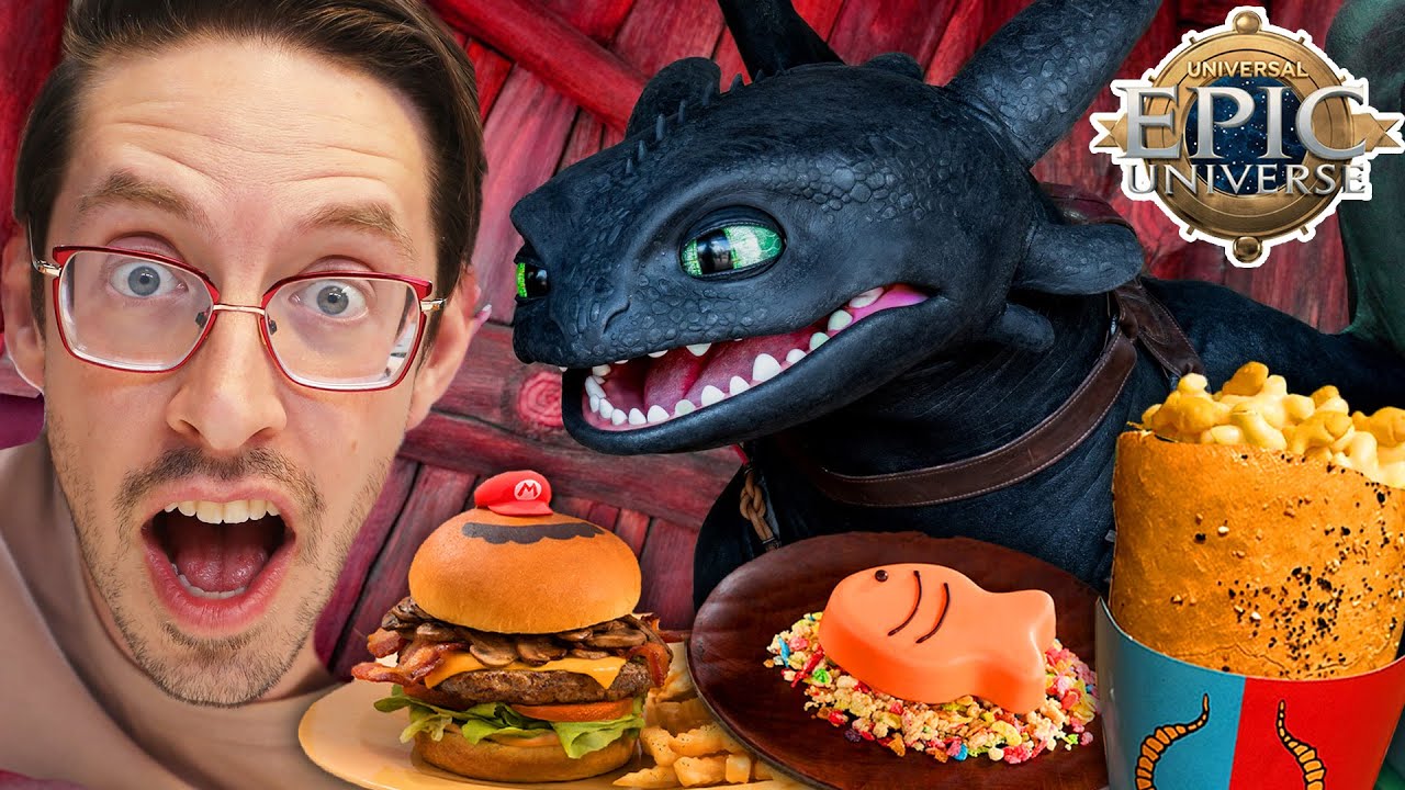 Keith Eats Everything At Epic Universe Universal Orlando Resort Youtube