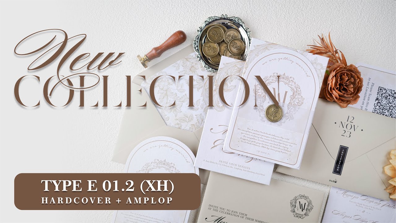 Wedding Invitation E 01 2 Xh Invitto Printery Youtube