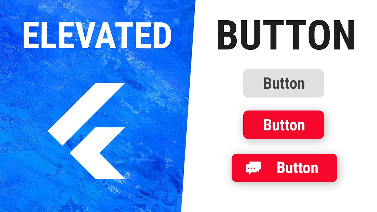 Flutter Elevatedbutton Widget Youtube