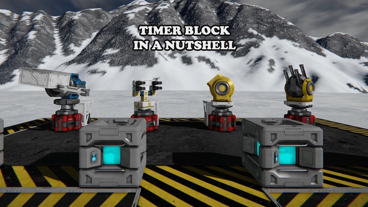Timer Block In A Nutshell Space Engineers Youtube
