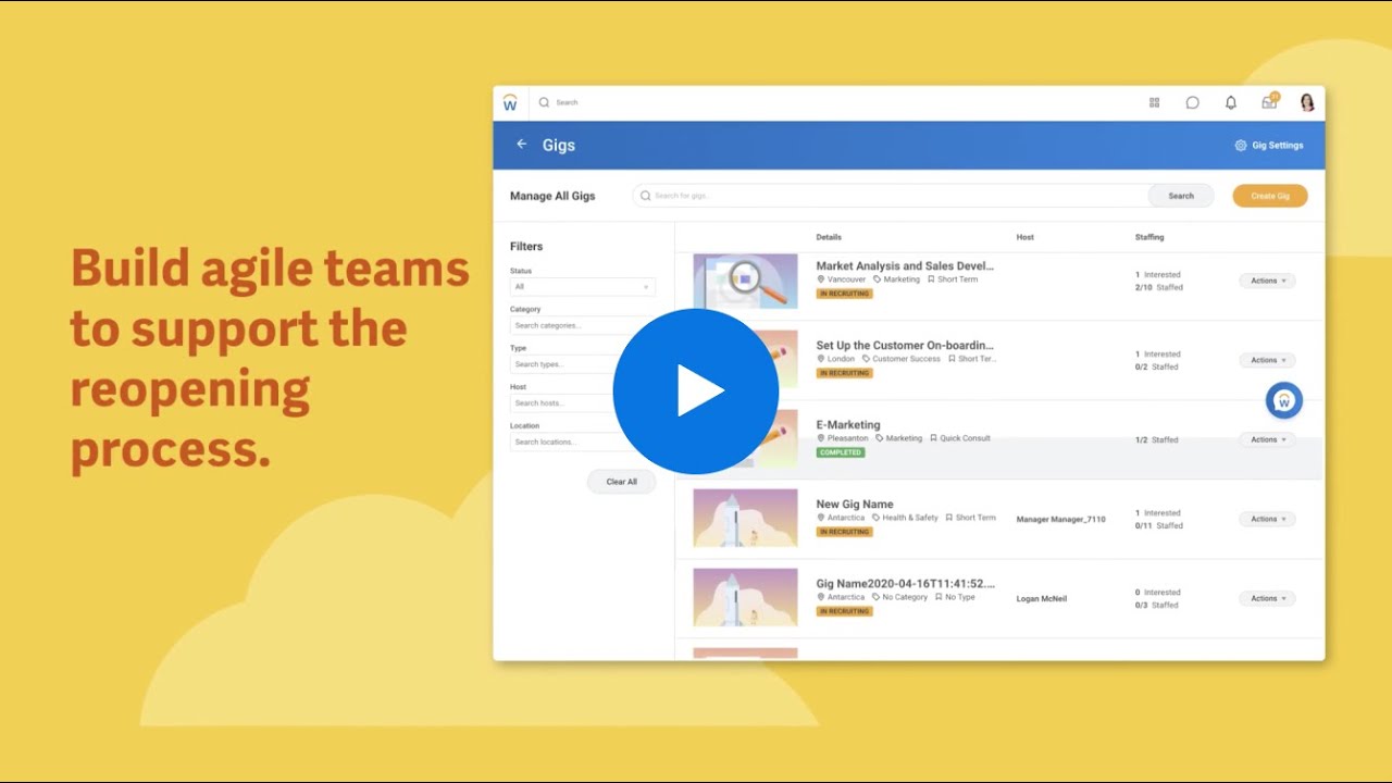 Using Workday To Return To The Workplace Agility Youtube