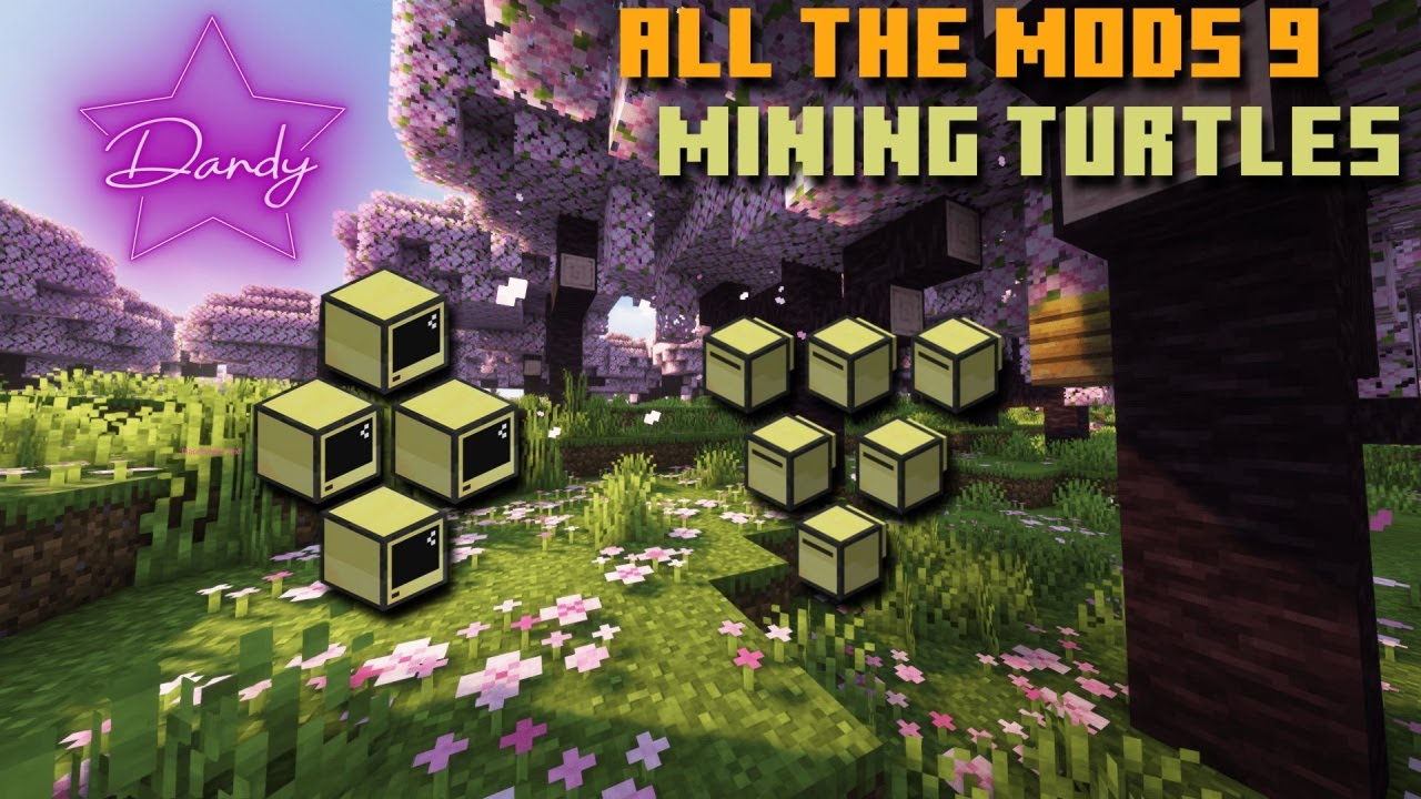 Automated Mining The Easy Way Advanced Mining Turtles Tutorial Atm9