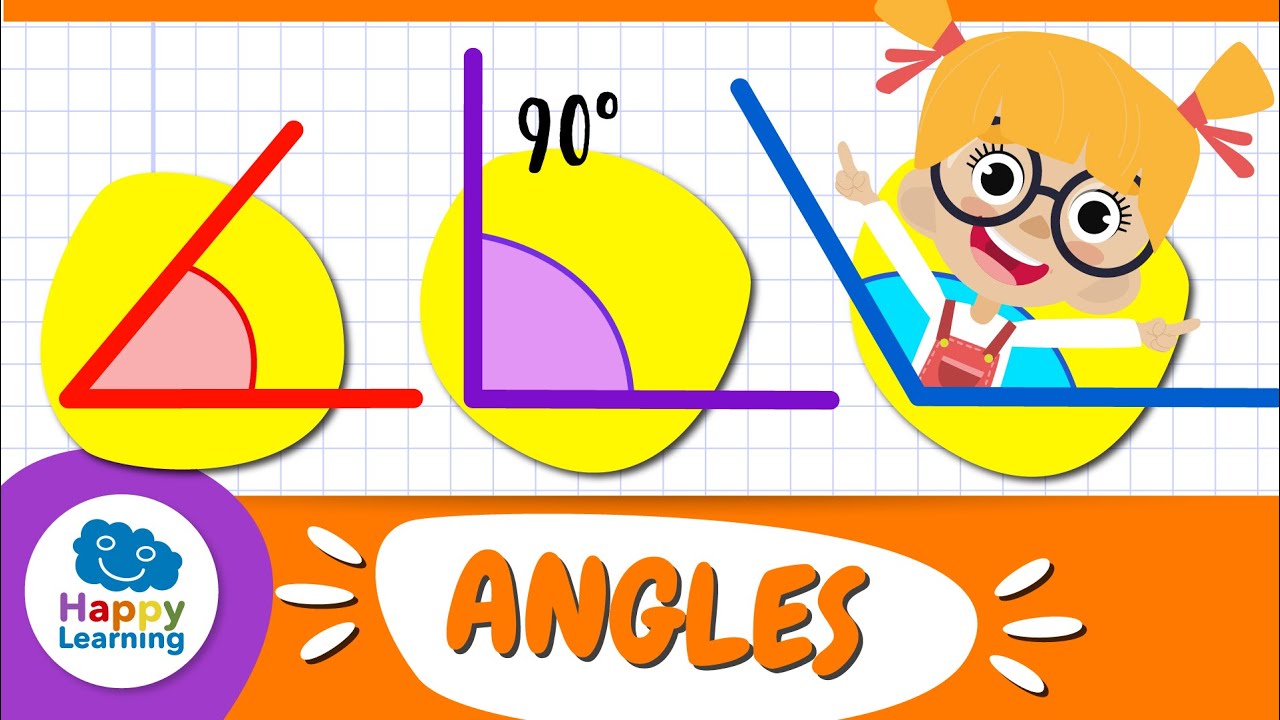 Angles For Kids Learn About Geometry Happy Learning рџ ђ рџ Youtube