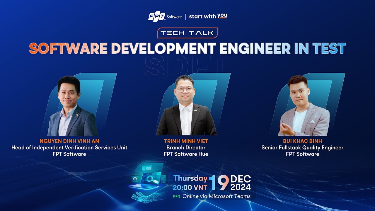 Webinar Tech Talk Software Development Engineer In Test Youtube
