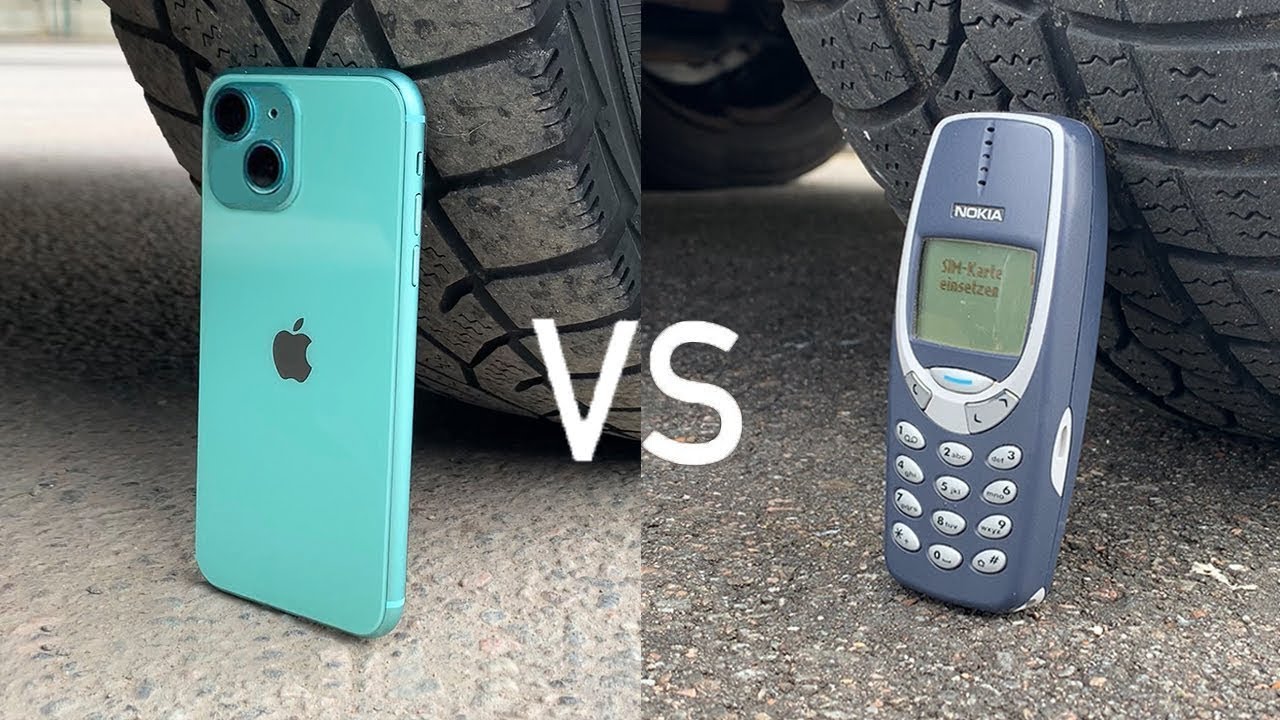 Iphone 13 Vs Nokia 3310 Vs Car Youtube
