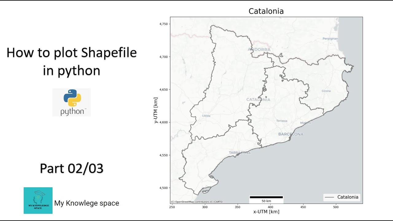 How To Plot Shapefile In Python Part 02 Youtube