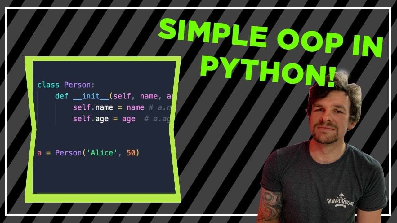 Python 3 Object Orientation Basics Youtube