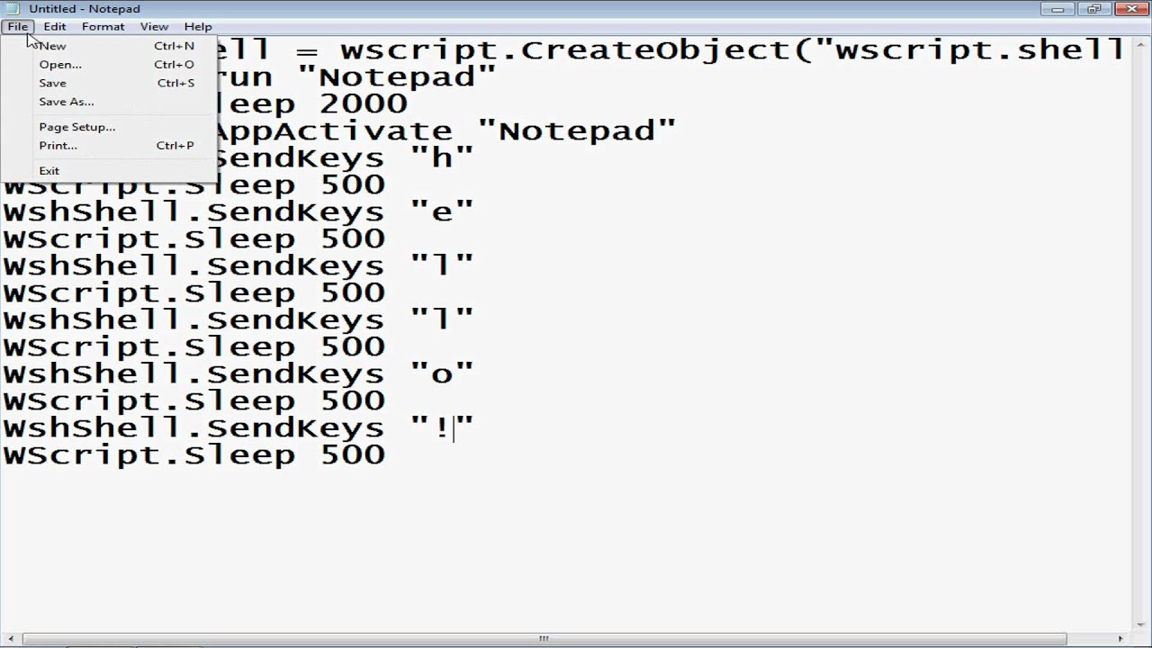 How To Make A Script That Types For Itself Youtube