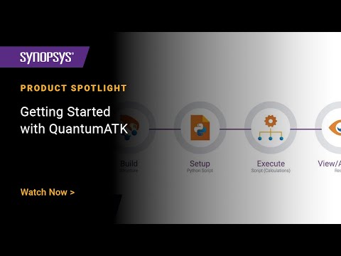 Getting Started With Quantumatk Youtube