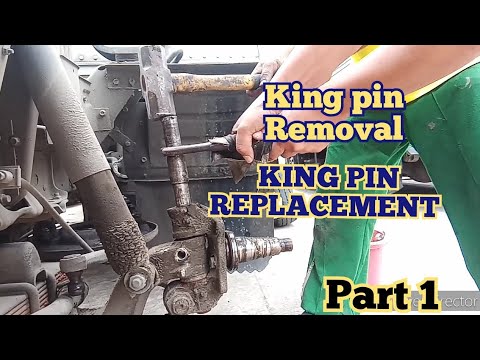 King Pin Replacement Part1 King Pin Removal Isuzu Elf Truck Youtube