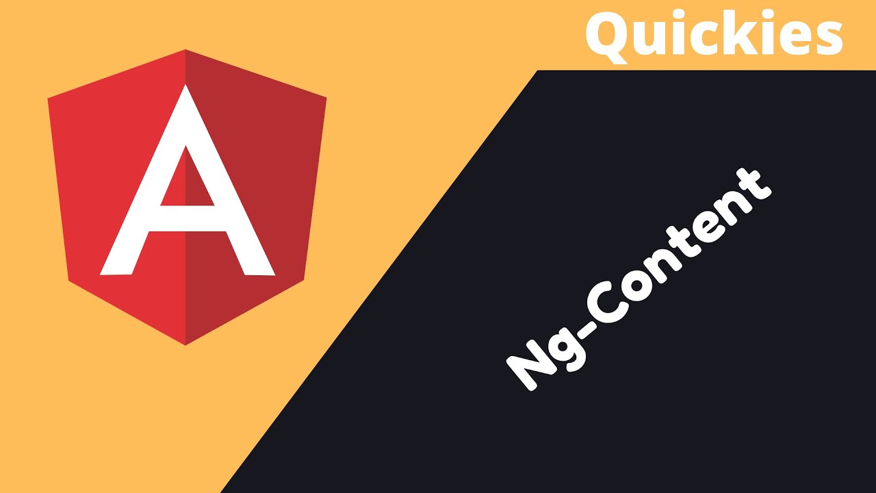 Angular Ng Content Quickie Youtube