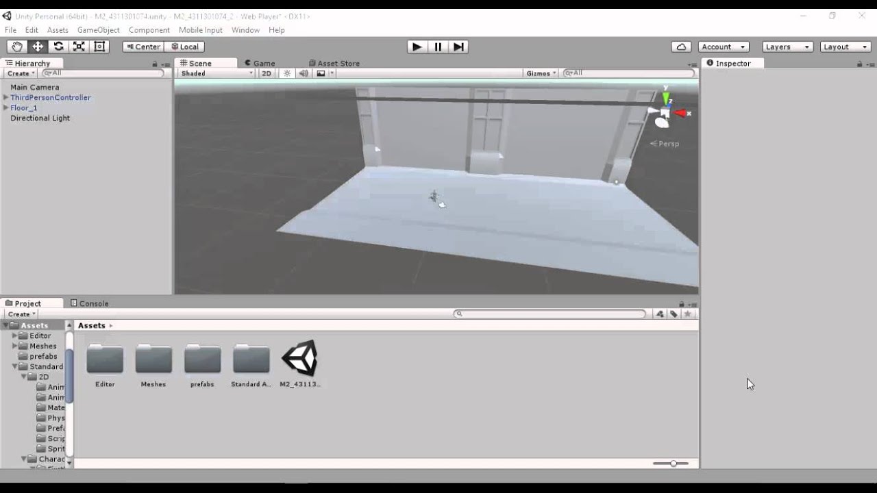 Unity 3d Basic Tutorial Part 1 Youtube