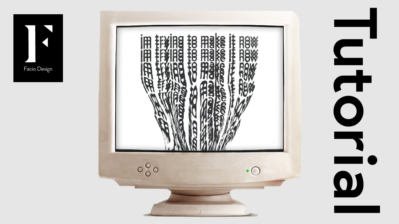 Experimental Typography Tutorial Youtube