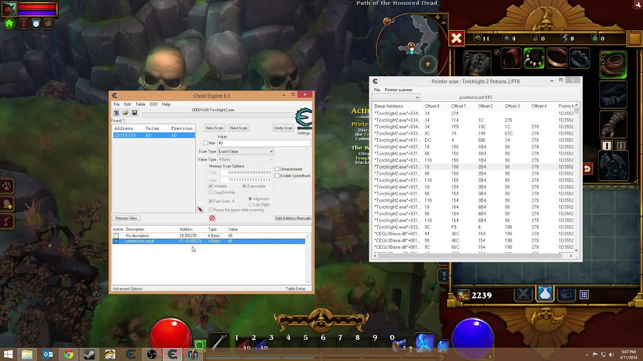 Cheat Engine 6 3 Using The Pointer Scanner To Find Pointers Youtube