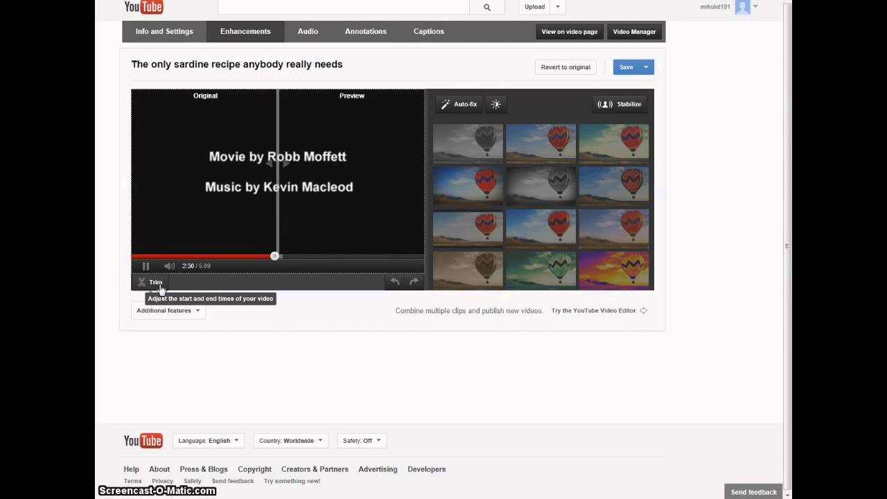 Trim Videos Easily And Quickly With The Youtube Video Editor Youtube