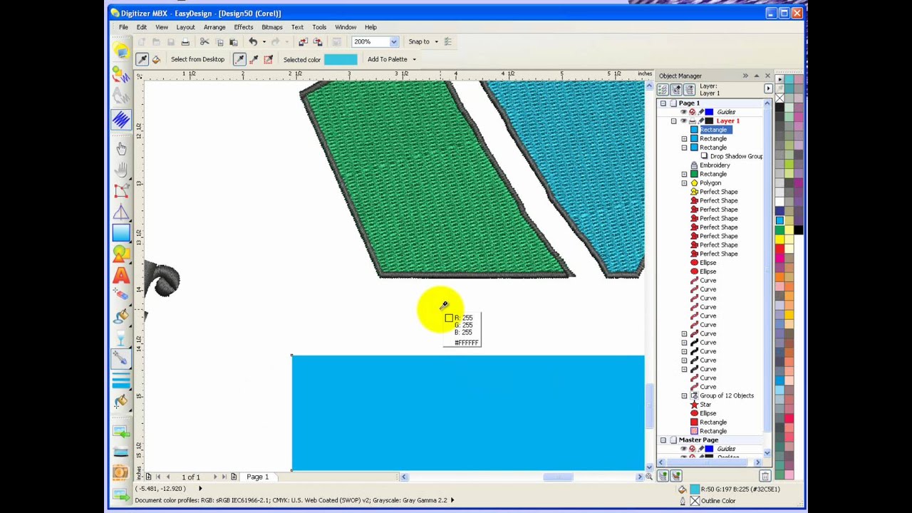 Digitizer Mbx Tutorial Eyedropper And Fill Tools Youtube