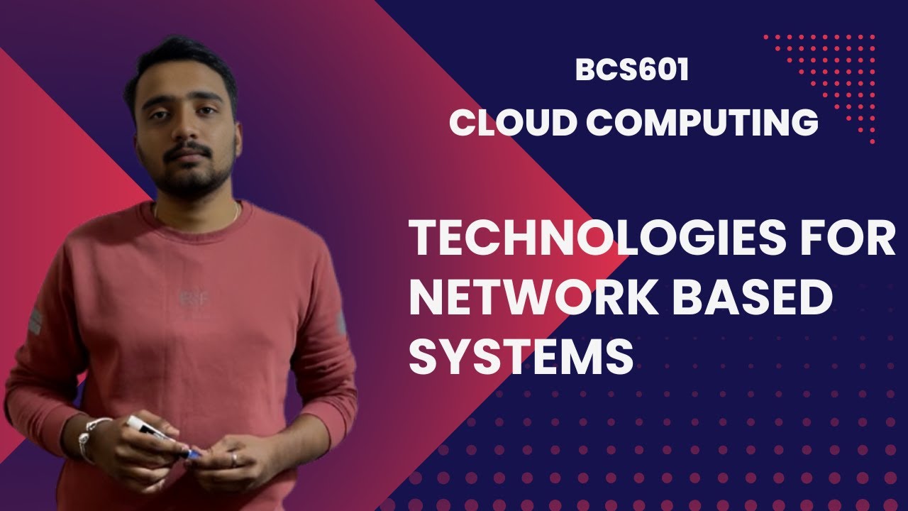 Technologies For Network Based Systems Module 01 Cloud Computing
