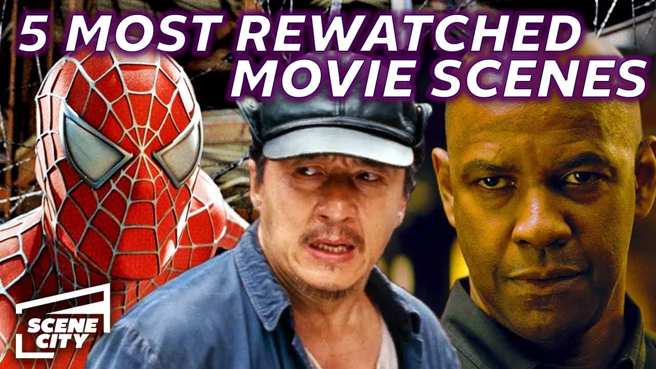 Your Most Rewatched Movie Scenes Denzel Washington Jackie Chan Tobey