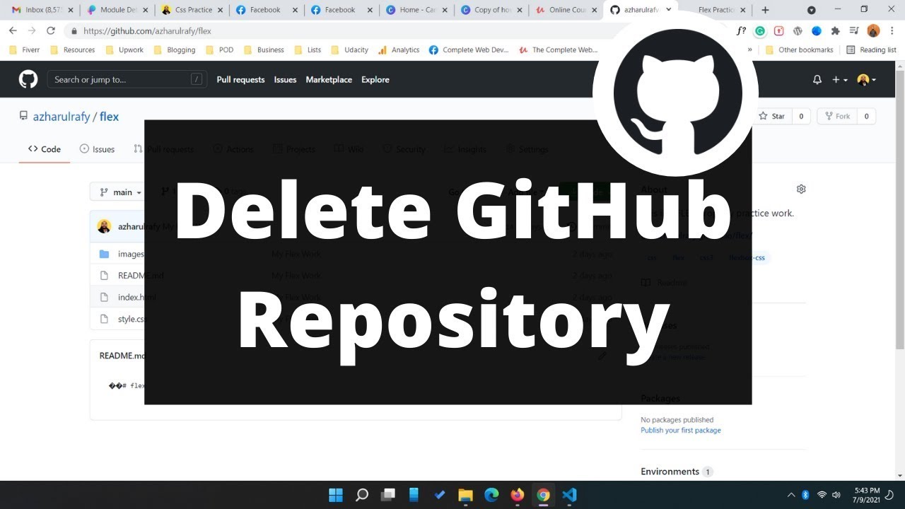 How To Delete Github Repository In 1 Minute Easily Updated Youtube