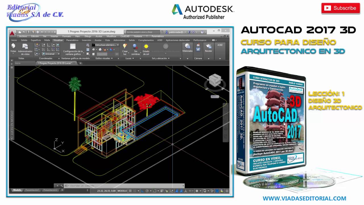 Autocad 2017 3d Novedades Curso Tutorial En Español Youtube