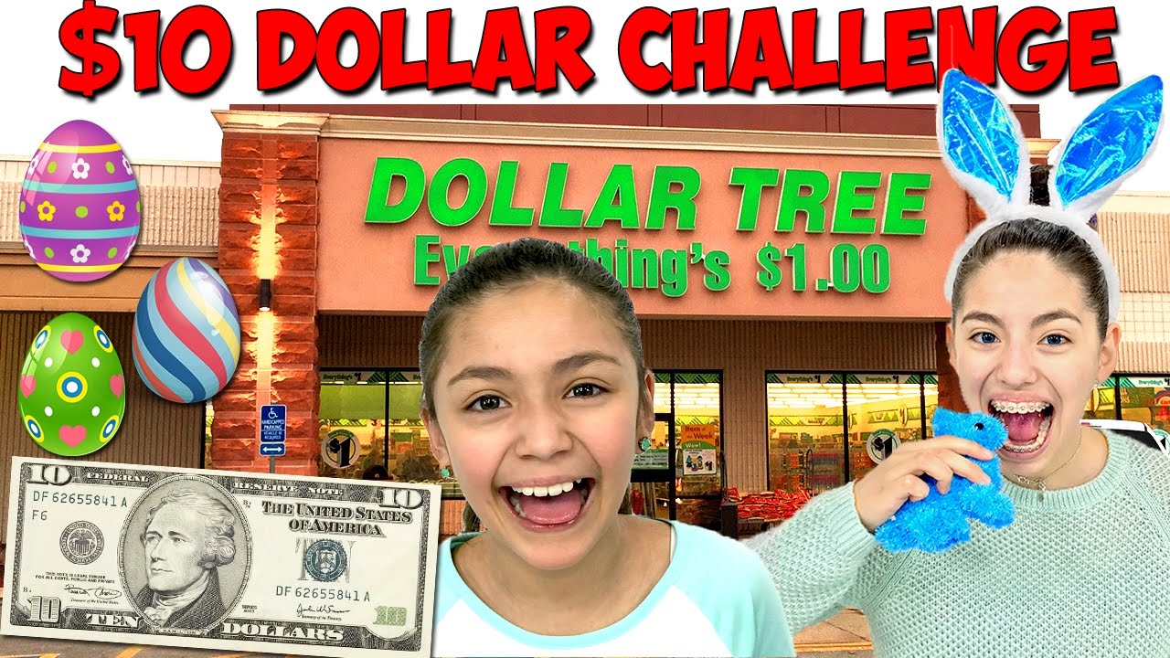 10 Dollar Tree Challenge Easter Solid Gold Bunny Youtube