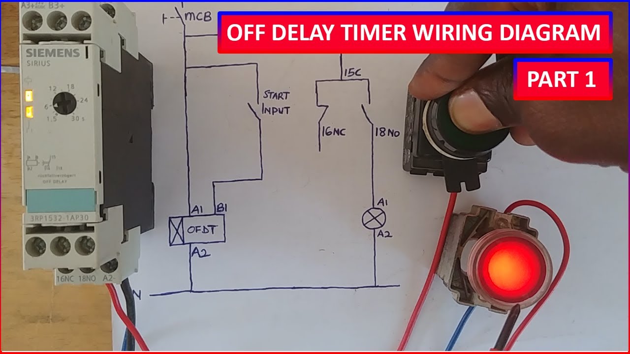 How Off Delay Timer Works Off Delay Timer Wiring Diagram