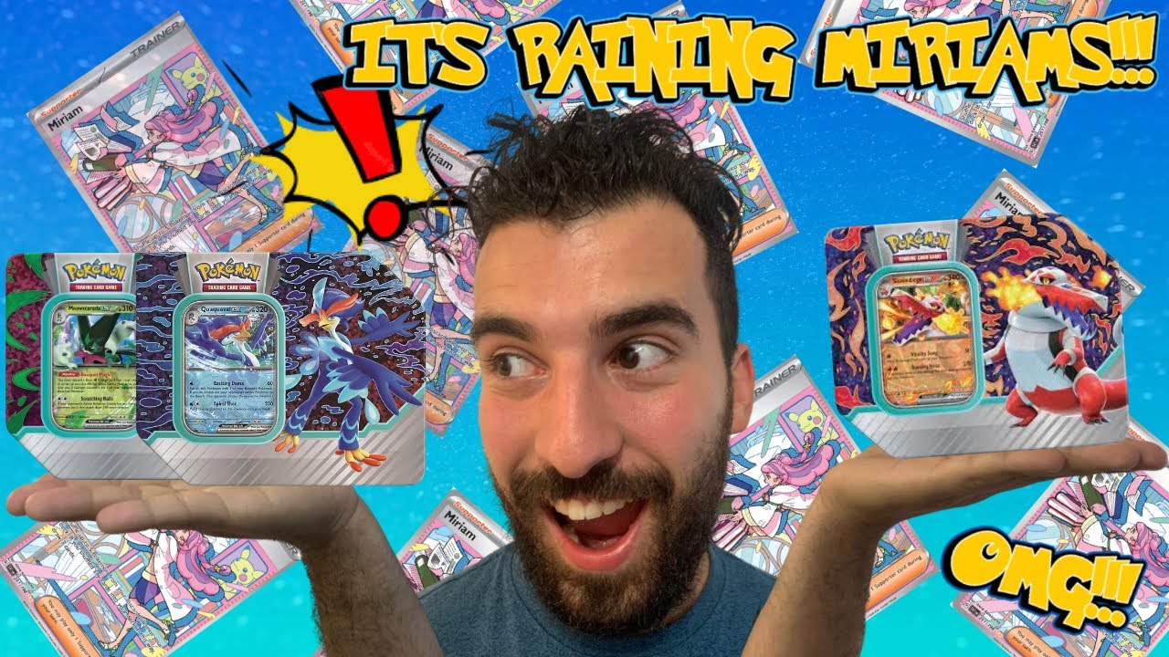 The Pokг Mon Tcg Paldea Partners Tins Are Crazy рџ ґdid We Pull The Miriam
