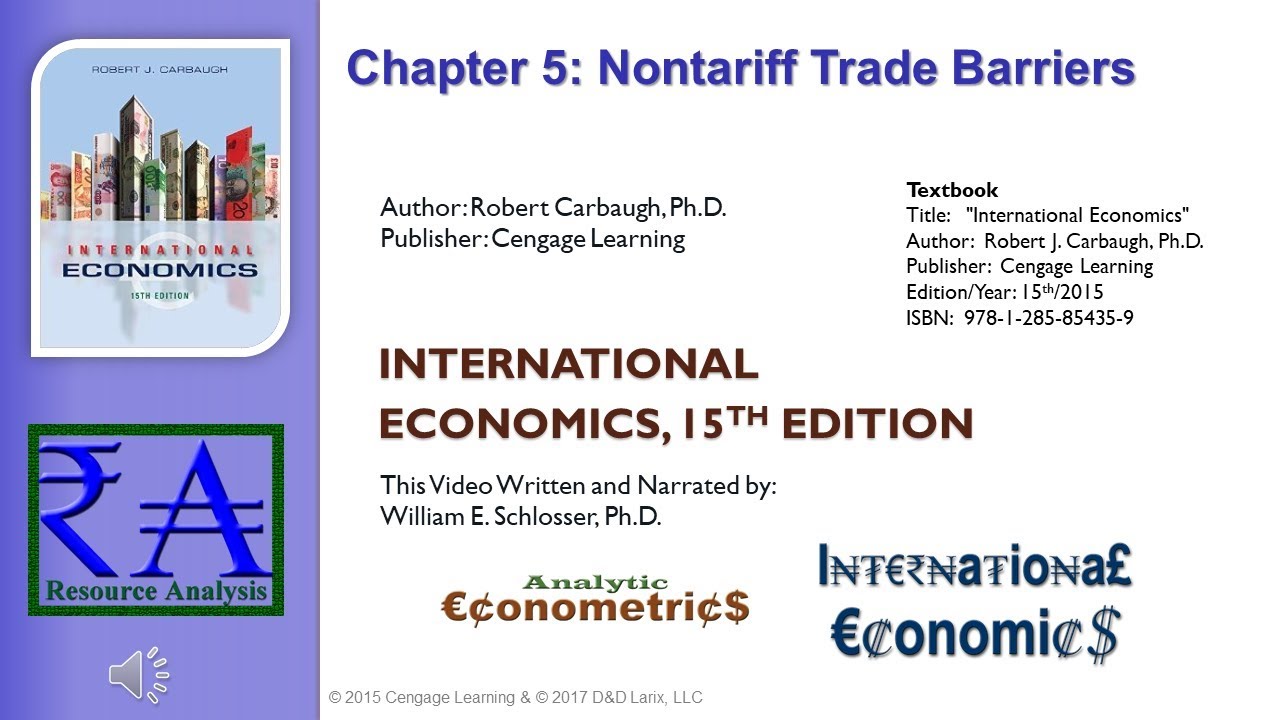 Intl Economics Chapter 05 Nontariff Trade Barriers Youtube
