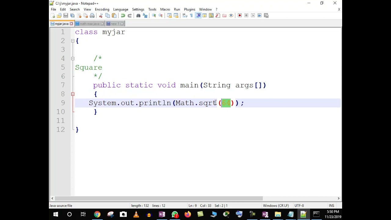 Java Square Root Youtube