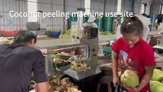 Green Coconut Peeling Machine Coconut Peeler Guangzhou Shengtian ...