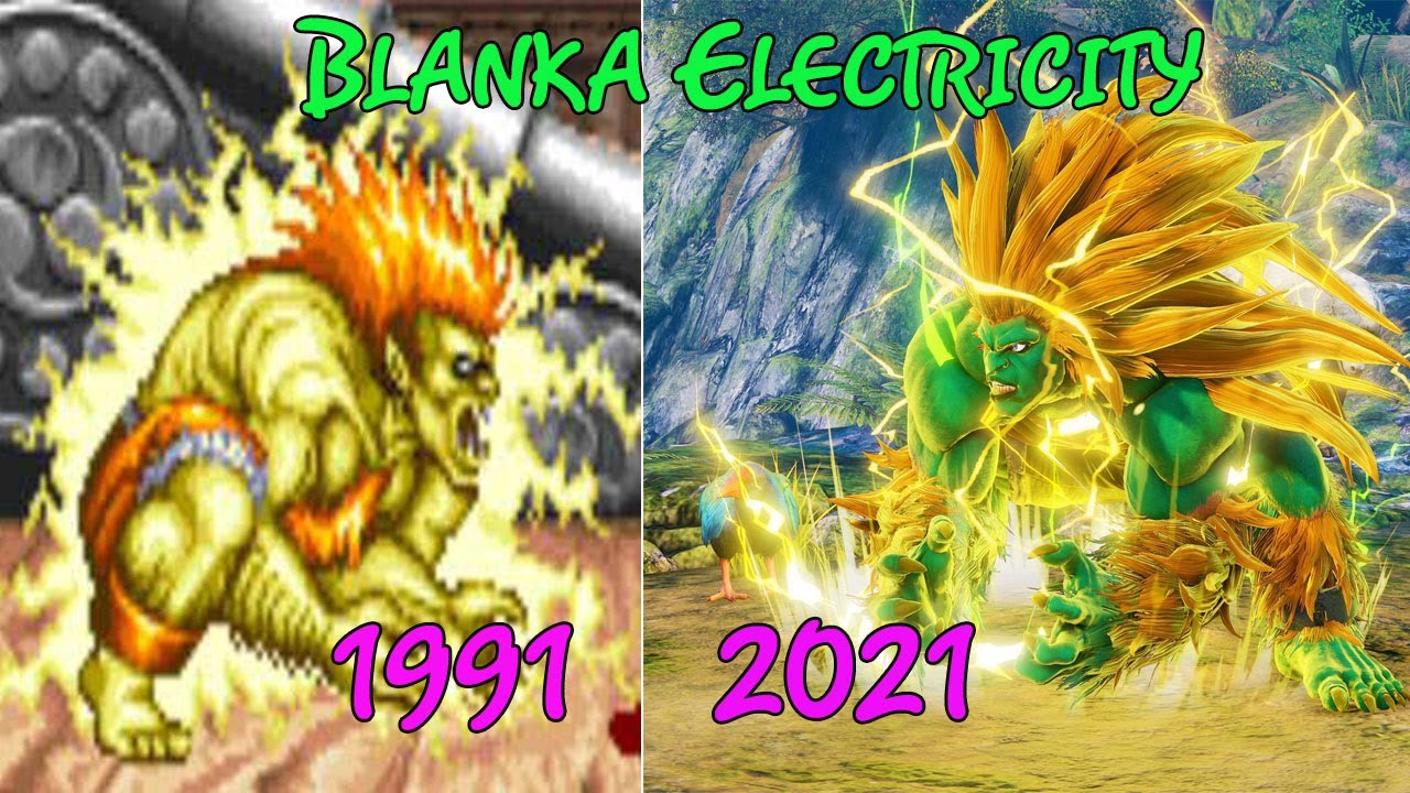Evolution Of Blanka Electricity 1991 2021 Youtube