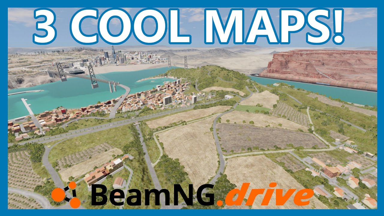 Beamng Drive 3 Cool Maps Youtube