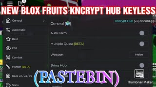 Update 24 Blox Fruits Script Kncrypt Hub Auto Farm Kill Aura Reks Play ...