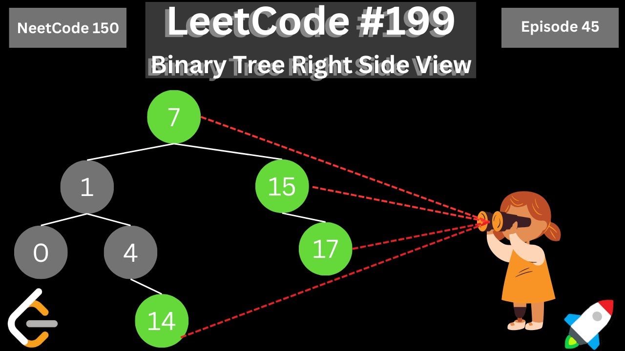 Leetcode 199 Binary Tree Right Side View Using Python Neetcode 150