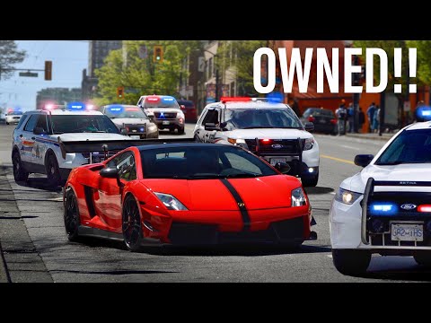 Cops Messing With The Wrong Lamborghini Driver Compilation