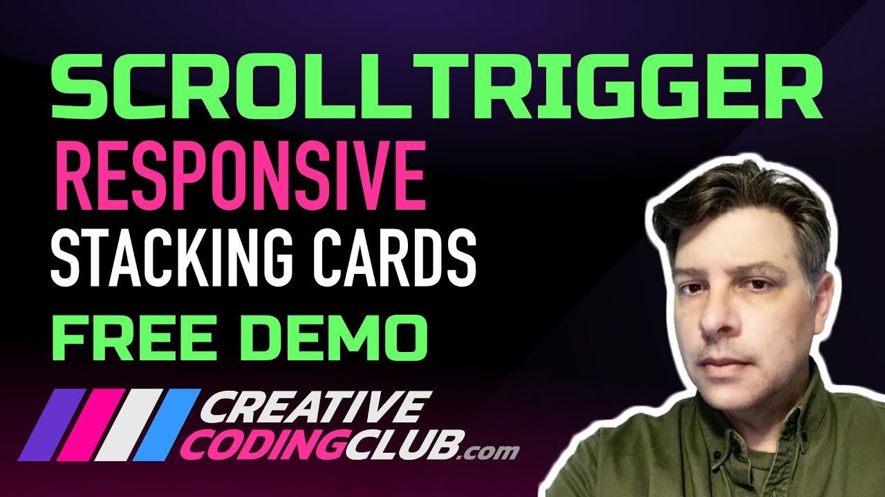 Demo Scrolltrigger Stacking Cards Responsive Youtube