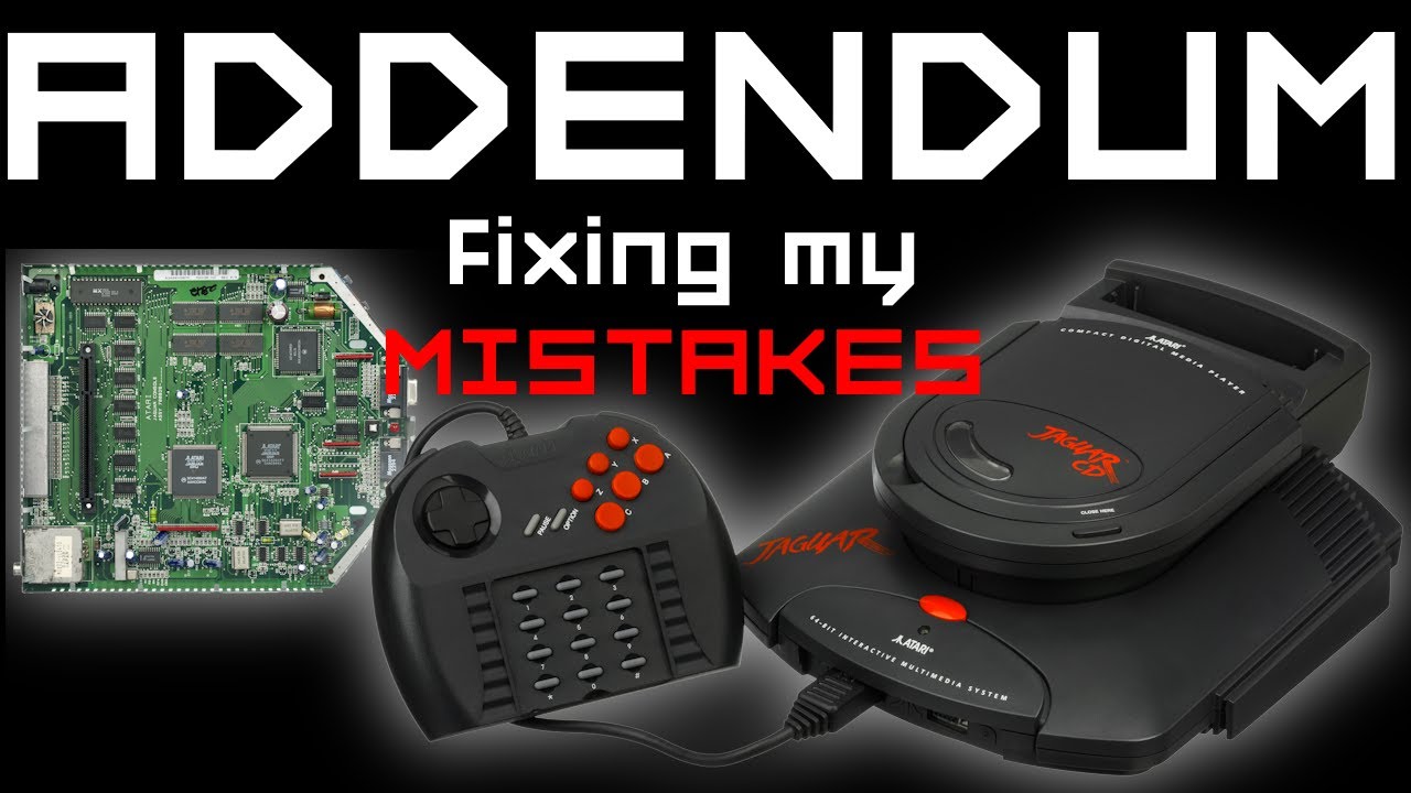 The Atari Jaguar S Many Hardware Issues Addendum Youtube