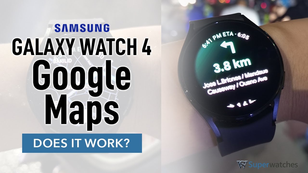 Google Maps On Galaxy Watch Every Features Explained 42 Off