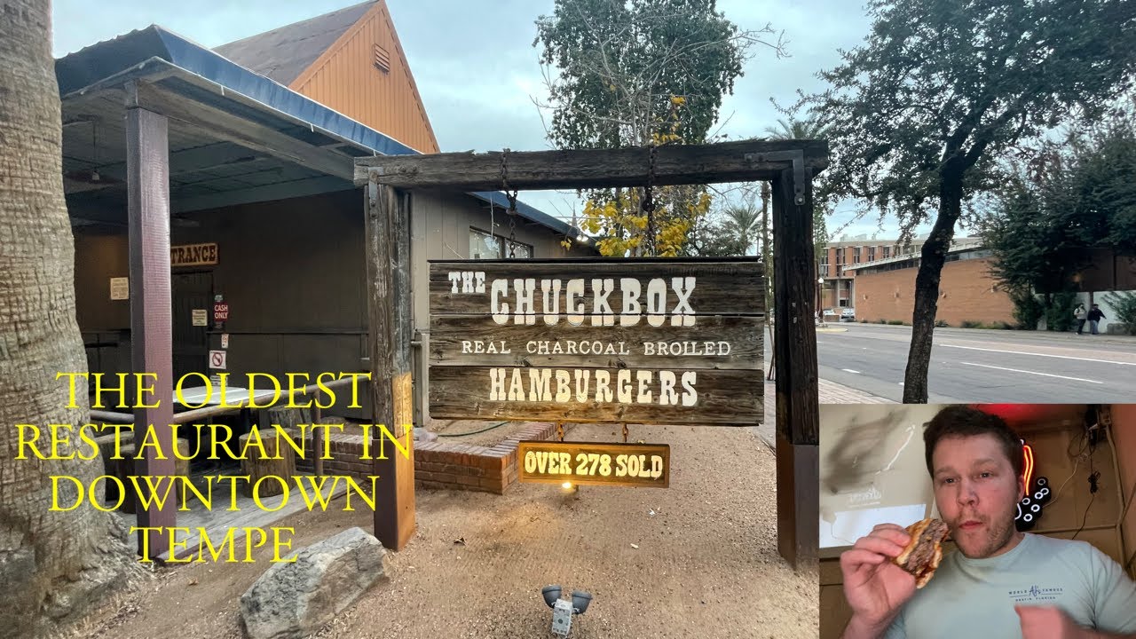 The Chuckbox In Tempe Arizona The Most Popular Burgers Youtube