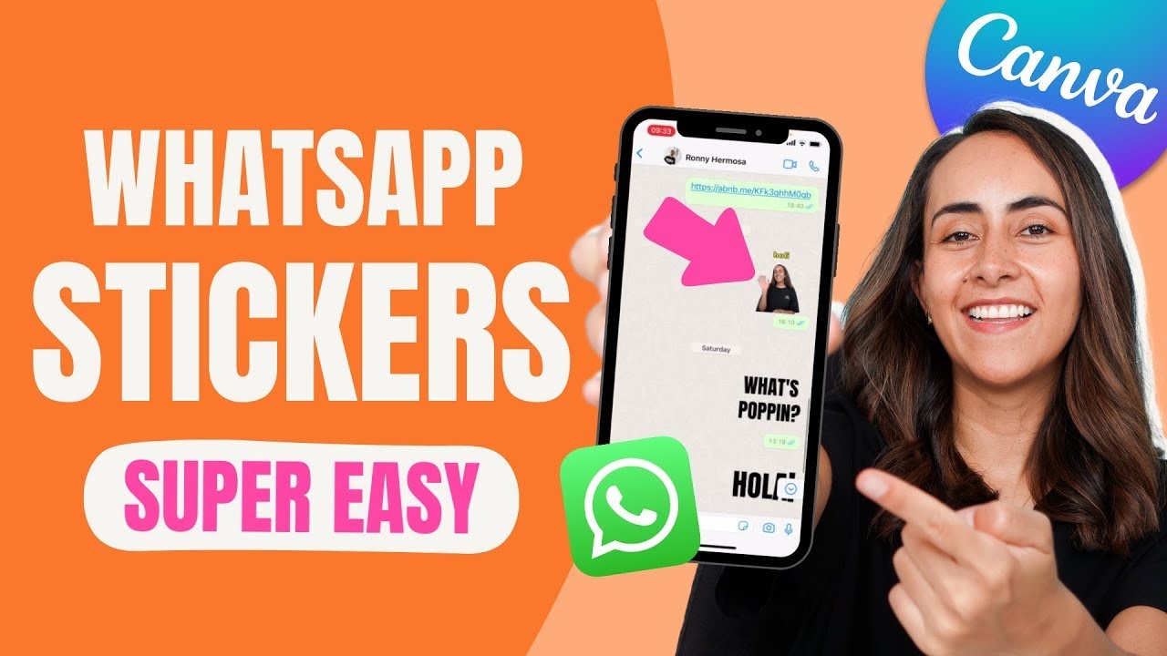Make Whatsapp Stickers In Canva Free Fast Youtube